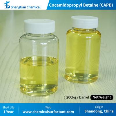 China Low Irritation Cocamidopropyl Betaine CAPB Liquid CAS 61789-40-0 With Excellent Foam for sale