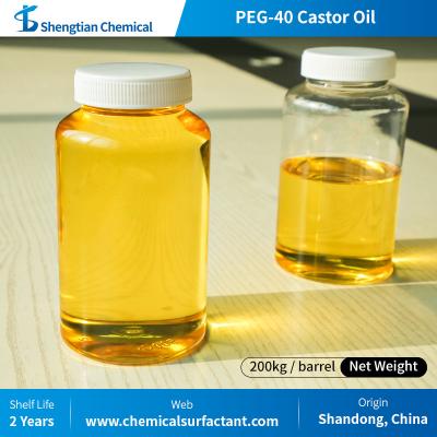China Polyoxyethylene Castor Oil PEG-40 Castor Oil CAS 61791-12-6 High Performance for sale
