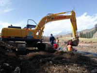 China Changlin Mini Hydraulic Excavator ZG220 With 1.1 Cbm Operating 22 Tons Isuzu Cummins Engine for sale