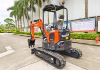 China Red Mini Excavator 2600kg Tailless Bucekt 0.09M3 With Cabin Euro 5 Rubber Track Kubota CAT JCB for sale