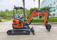 China Red Mini Excavator 2600kg Tailless Bucekt 0.09M3 With Cabin Euro 5 Rubber Track Kubota CAT JCB for sale