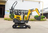 China ZG012 Green Machine Mini Excavator 7.6kW 3000rpm With EPA Engine And Telescopic Chassis for sale