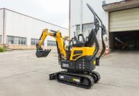 China ZG012 Green Machine Mini Excavator 7.6kW 3000rpm With EPA Engine And Telescopic Chassis for sale