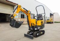 China ZG012 Green Machine Mini Excavator 7.6kW 3000rpm With EPA Engine And Telescopic Chassis for sale