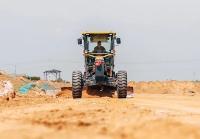 China Tractor Motor Grader Machine PY130H 97KW Road Grading Equipment for sale