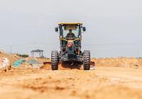China Construction Motor Grader PY150H Single Handle Operation 6 Forward / 3 Reverse Gears for sale