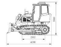 China GT120 Agricultural Bulldozer Equipment Easy Operation With New Cab for sale