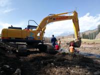 China 112KW Crawler Type Excavator ZG220 High Energy Efficiency Easy Operation for sale