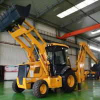 China Mini Tractor Backhoe Loader WZC20 Bucket 1.0M3 Digger Bucket 0.3M3 for sale