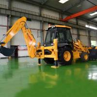 China Mini Tractor Backhoe Loader WZC20 Bucket 1.0M3 Digger Bucket 0.3M3 for sale