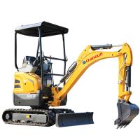 China small household excavator ZG017S  with Ergonomic Design and 1800kg Operating Weight for sale