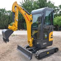 China ZG017S Mini Excavator in Yellow with Spacious Driving Space and Ergonomic Design for sale