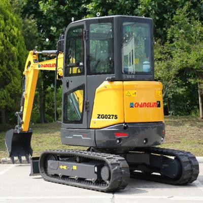 China micro mini excavator ZG027S Ergonomic Design With Spacious Driving Space for sale