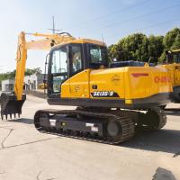 China Mini Excavator Machine ZG135S Ergonomic Design With Spacious Driving Space for sale