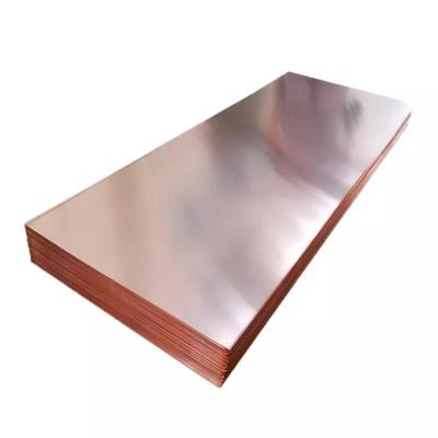 China Copper Sheet Plate 0.3mm-5mm Thickness 4ft x 8ft for Decoration and Construction for sale