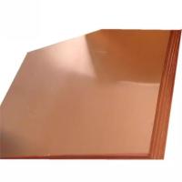 China Mill Finish Brass Plate Sheet 1000mm Width 99.90% Pure Copper Plate C11000 for sale