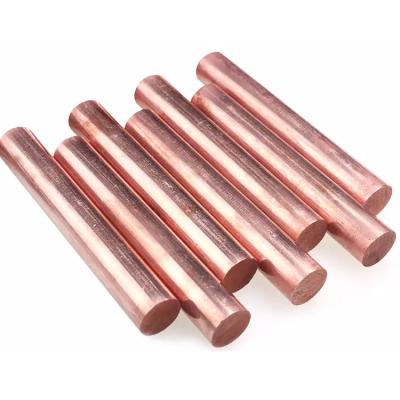 China C11000 Copper Bar Rod Dia 2 - 90mm Round Hard 99.9% Pure for sale