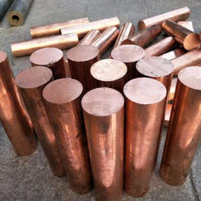 China 99.9% Pure Copper Round Bar Rod C1100 8mm 16mm Diameter AISI ASTM for sale