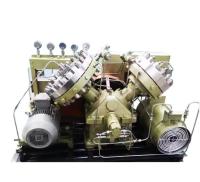 China GV130 Series Diaphragm Compressor for Nitrogen, Helium, Hydrogen - 22-37kW Motor, Up to 45MPa Pressure for sale
