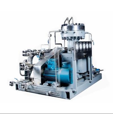 China Hydrogen Diaphragm Compressor 1.5-22 Nm³/h Flow with 1-50 MPa Pressure Range for Industrial Gas Applications for sale