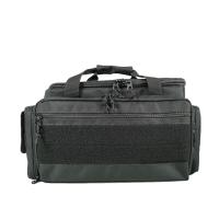 China Durable Range Gun Bag Nylon Lining Pistol Gun Bag With Magazine Slots Multiple for sale