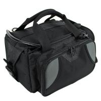China Oem Waterproof Tactical Range Gun Bag For Handguns And Ammo Black Grey for sale