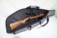 China Custom 46 Inch Gun Bag Padded Rifle Case For Storage Scoped Rifles With Accessory Pockets for sale