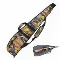 China Custom Hunting Gun Bag 52 Inch Scoped Rifle Case Soft Shotgun Carrying Bag with Accessory Zipper Pockets for sale