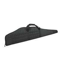 China Custom Black Shooting Gun Bag 48 Inch Long With Molle Webbing For Hunting Shooting for sale