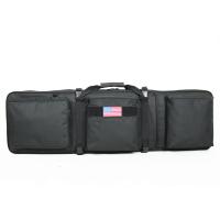 China 600D Polyester Tactical Gun Bag Custom Black 42 Double Rifle Bag for sale
