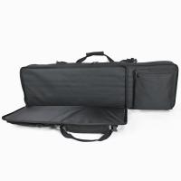 China 600D Polyester Tactical Gun Bag Custom Black 42 Double Rifle Bag for sale