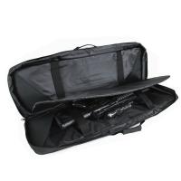 China 600D Polyester Tactical Gun Bag Custom Black 42 Double Rifle Bag for sale