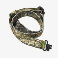 China 1.25 Inch Canvas Rifle Sling Durable Camo Webbing Black Leather Rifle Sling for sale