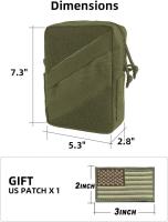 China OEM ODM Tactical Molle Admin Pouch Multi Purpose 1000D Cordura for sale