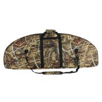 China OEM 46 Inch Camo Double Compound Bow Case With Shoulder Strap And Arrow Pocket For Hunting for sale