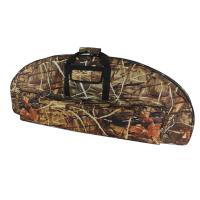 China OEM 46 Inch Camo Double Compound Bow Case With Shoulder Strap And Arrow Pocket For Hunting for sale