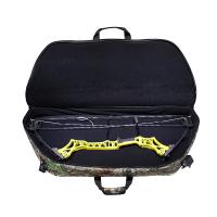 China OEM 43 Inch Camo Hunting Archery Soft Bow Case With Accessories Pocket And Shoulder Strap For Compound Bows for sale