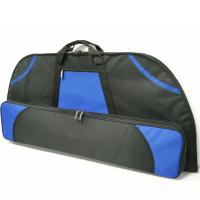 China Thick Foam Padded Compound Bow Case Blue With Arrow Box For Hunting for sale