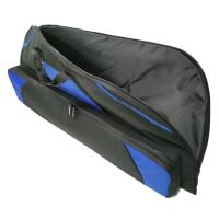 China Thick Foam Padded Compound Bow Case Blue With Arrow Box For Hunting for sale