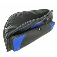 China Thick Foam Padded Compound Bow Case Blue With Arrow Box For Hunting for sale