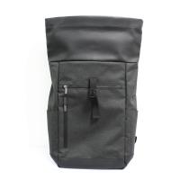 China Waterproof Laptop Bag Backpack 600D Polyester Roll Top Backpack for sale