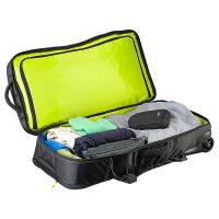 China 125L Wheeled Luggage Bag Large Capacity Rolling Duffel Bag 600D Polyester for sale