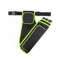 China Lightweight Archery Hip Quivers Polyester With Accessories Pocket And Belt for sale