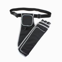 China Grey Archery Arrow Quivers ISO9001 Archery Back Quiver Customized Logo for sale