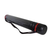 China Black Quiver Carrying Case Plastic Tubes Adjustable Arrow Quiver for sale