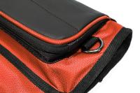 China OEM Nylon Archery Side Quiver Red Adjustable With 3 Arrow Tube Cases for sale