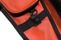 China OEM Nylon Archery Side Quiver Red Adjustable With 3 Arrow Tube Cases for sale