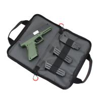 China 600D Lightweight Range Gun Bag Single Pistol Bag For Outdoor Shooting for sale