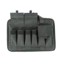 China 600D Nylon Range Gun Bag Handgun Duffle 2 Pistol Bag With Lockable Zipper for sale