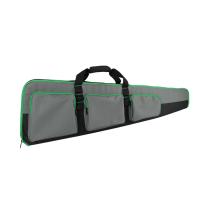 China 600 Denier Leather Scoped Rifle Case PVC Polyester With 3 Accessory Pockets for sale